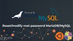 How to reset/modify your MariaDB or MySQL root password from SSH ...