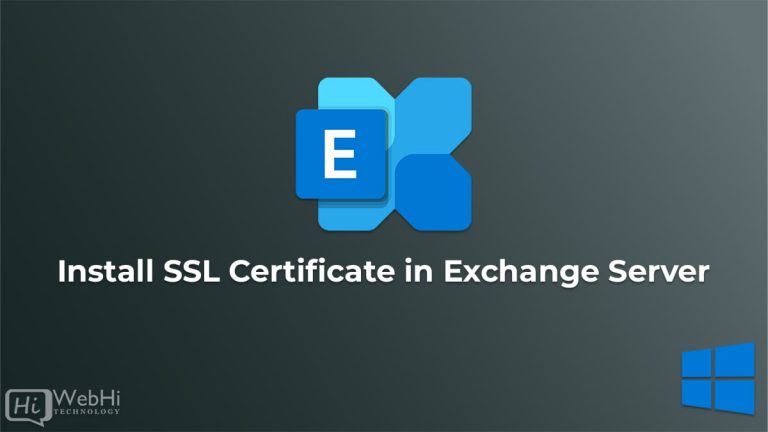 Installing and Configuring an SSL Certificate in Microsoft Exchange ...