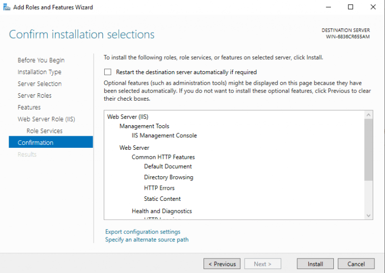 Install And Configure Iis Web Server On Windows Server Tutorial 5476