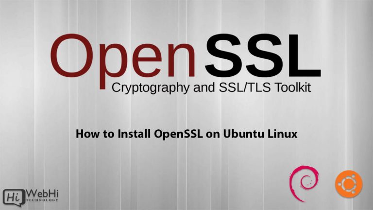 How To Install Openssl On Ubuntu Linux Tutorial And Documentation