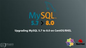 Upgrading MySQL 5.7 to 8.0 on CentOS/RHEL - Tutorial & Documentation