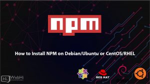 How to Install NPM on Debian/Ubuntu or CentOS/RHEL - Tutorial ...