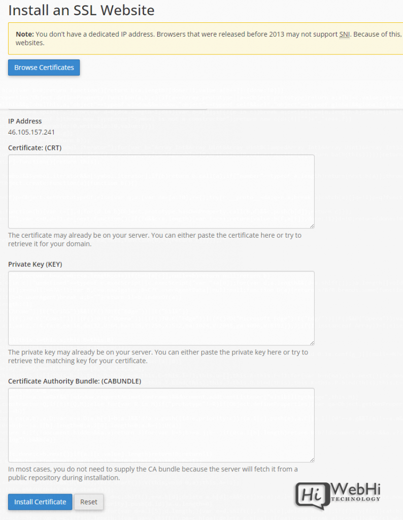 Guide complet pour configurer un certificat SSL sur cPanel - Tutoriel & Documentation