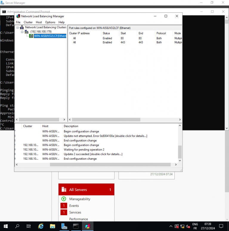Setup network load balancing on Windows server - Tutorial & Documentation