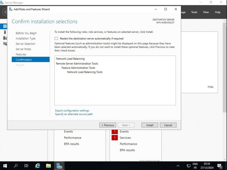 Setup network load balancing on Windows server - Tutorial & Documentation