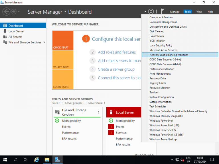 Setup network load balancing on Windows server - Tutorial & Documentation