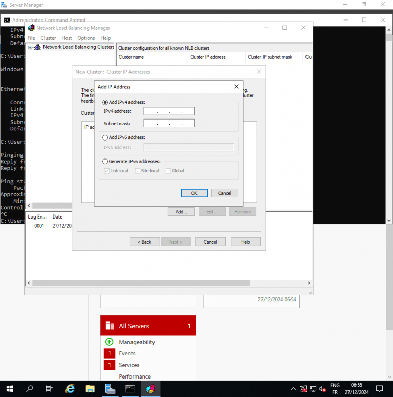 Setup network load balancing on Windows server - Tutorial & Documentation
